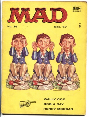 Mad #36 1957-EC-Don Martin-Basil Wolverton-Alfred E. Neuman | eBay