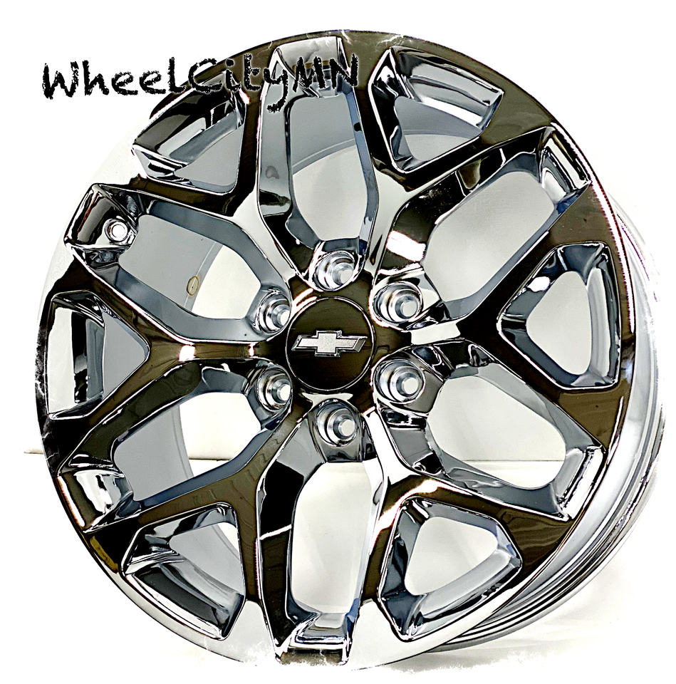 22 inch Snowflake chrome OE replica wheels fits Chevy Express Van 1500 ...