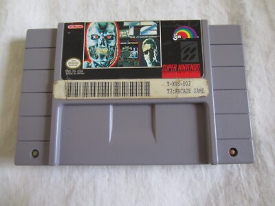 T2: The Arcade Game SNES Super Nintendo NOA Library Promotional Not for ...