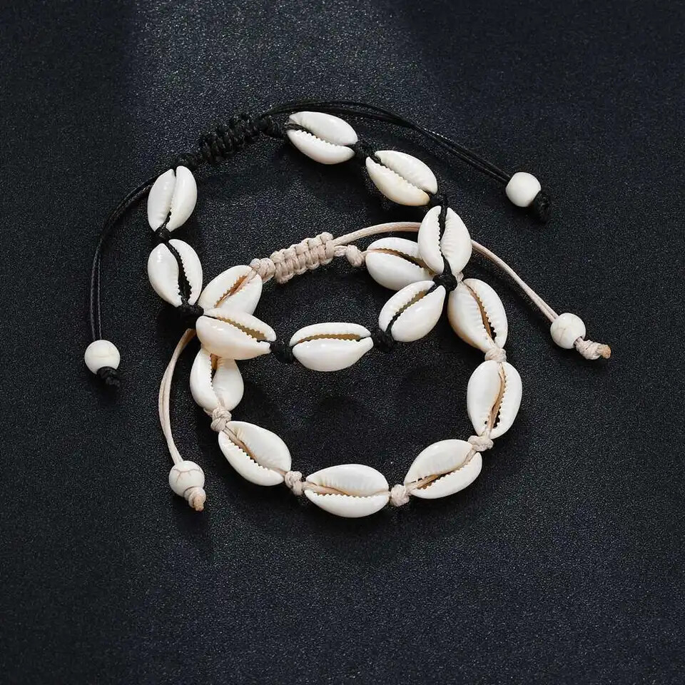 Cowrie Shell Bracelet | Beach Handmade, Adjustable, Cowrie Shell, Ankle ...