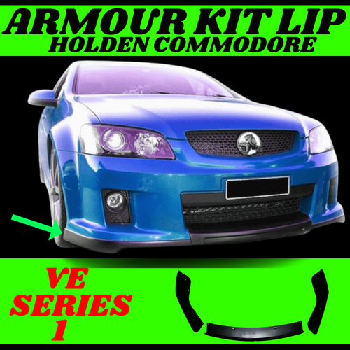 3 Piece Body Armour Kit Plastic Matte For VE SERIES 1 Holden Commodore ...