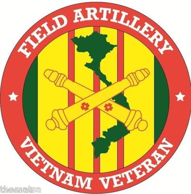 ARMY FIELD ARTILLERY VIETNAM VETERAN BUMPER CAR STICKER DECAL | eBay