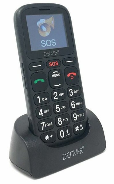 DENVER Gsp-120 Senior Mobile Phone With Big Buttons SOS Quick Call ...