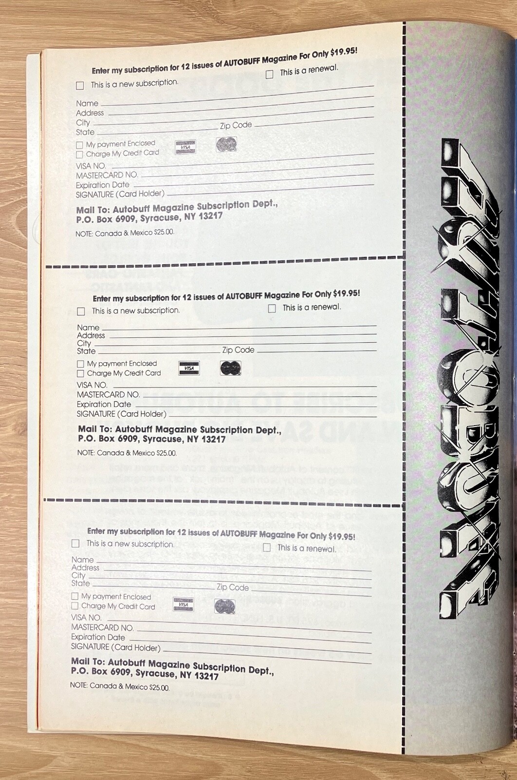 Autobuff Magazine Aug 1986 Cars & Sexy Ladies High Grade Hot Rods Babes ...