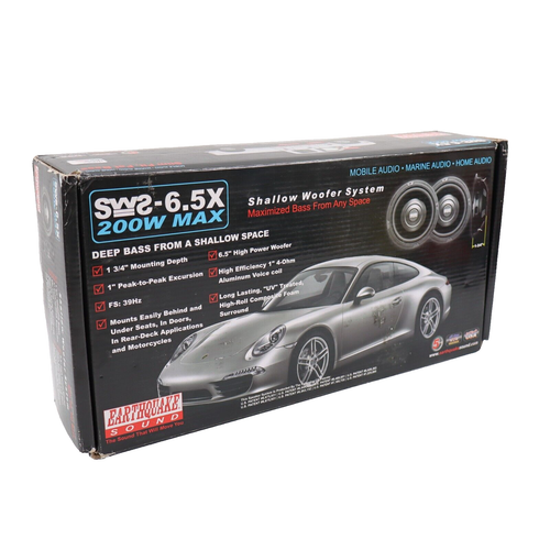 🔥Earthquake Sound SWS-6.5X Shallow 6.5' 200 Watt Mid Bass 4-Ohm ...