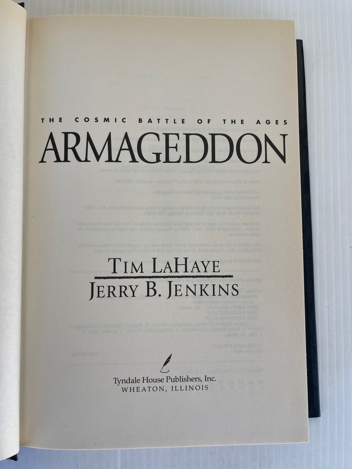 Armageddon: The Cosmic Battle of the Ages by Tim Lahaye, Hardcover ...