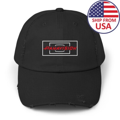 Panavision Film Crew Printed Adjustable Black Distressed Hat | eBay