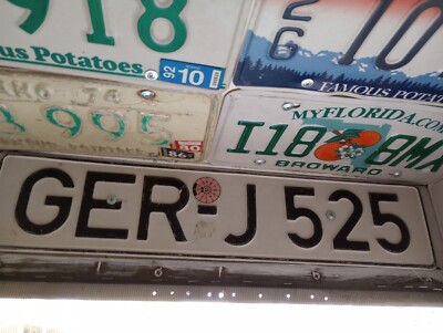 Original European Union License Plate | eBay