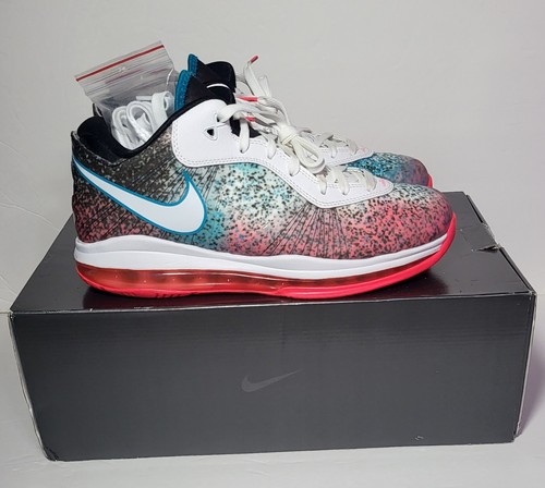 Nike Lebron 8 VIII V2 Low Retro Miami Nights size 9.5… - Gem