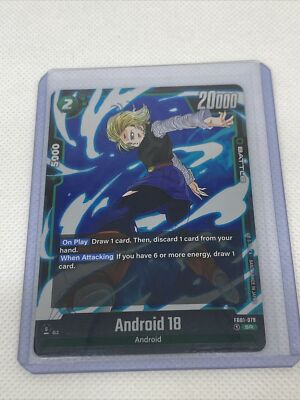 Android 18 SR FB01-079 Dragon Ball Fusion World Card English | eBay