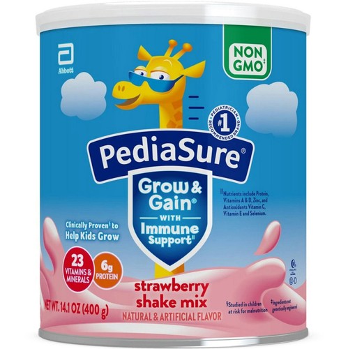 PediaSure Grow & Gain Pediatric Shake Mix - Strawberry - 14.1 oz | eBay