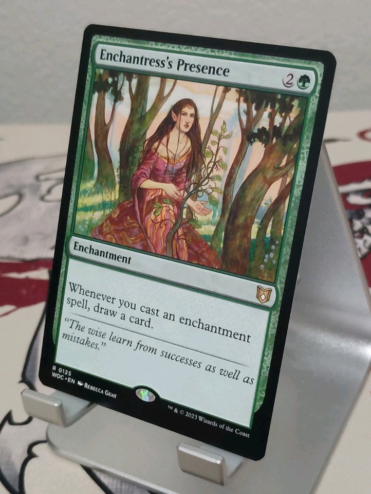 Enchantress's Presence Commander Wilds Of Eldraine #125 MTG Near Mint ...