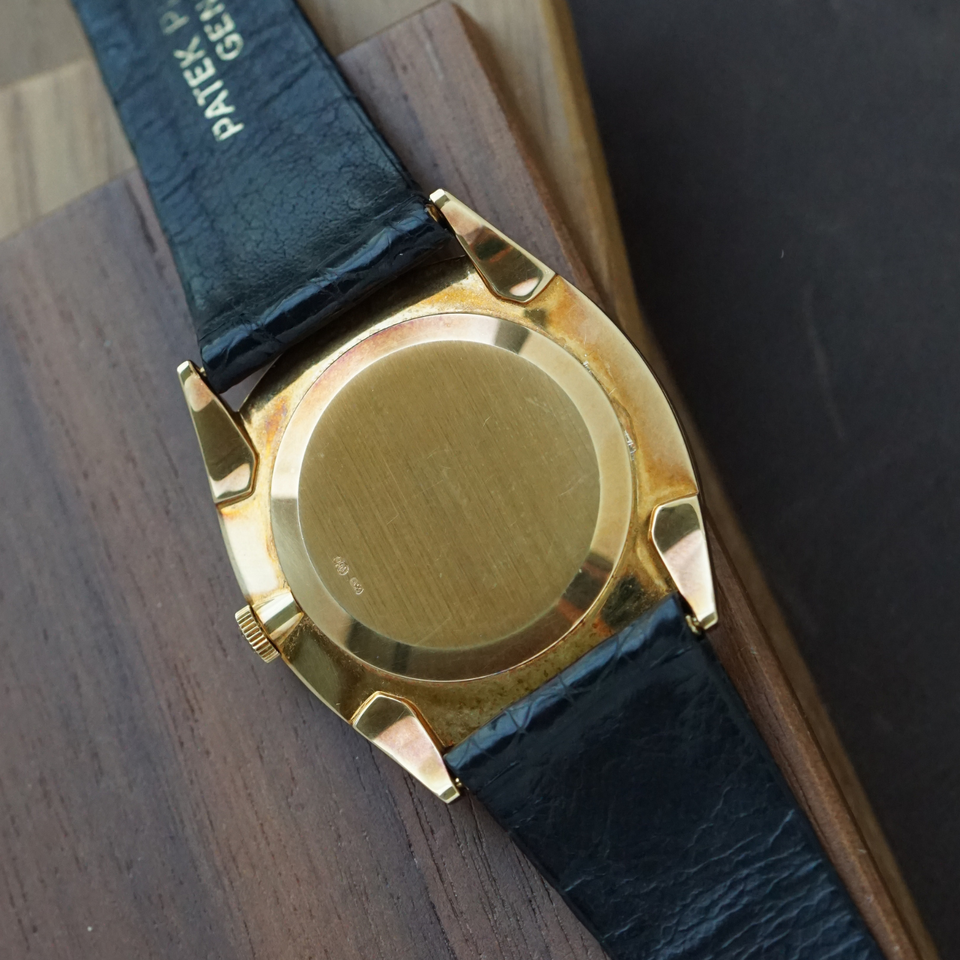 Patek Philippe Golden Ellipse 3844 “TV Screen” Champagne 18k Yellow ...