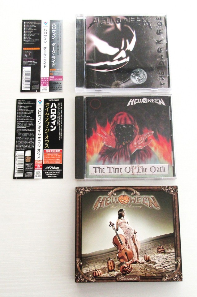 HELLOWEEN CDs Chameleon Pumpkin Box Go Ape The Dark Ride set of 18 | eBay