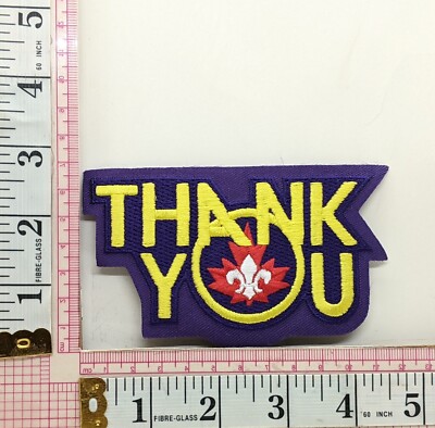 Scouts Thank You Patch Crest Badge | eBay