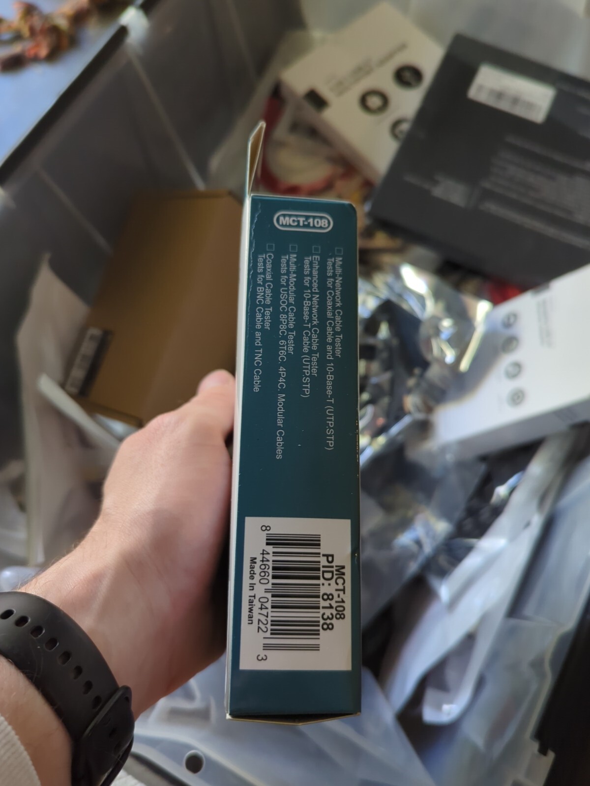 Monoprice RJ-11 and RJ-45 Modular Plug LAN Cable Tester MCT-108 for UTP ...