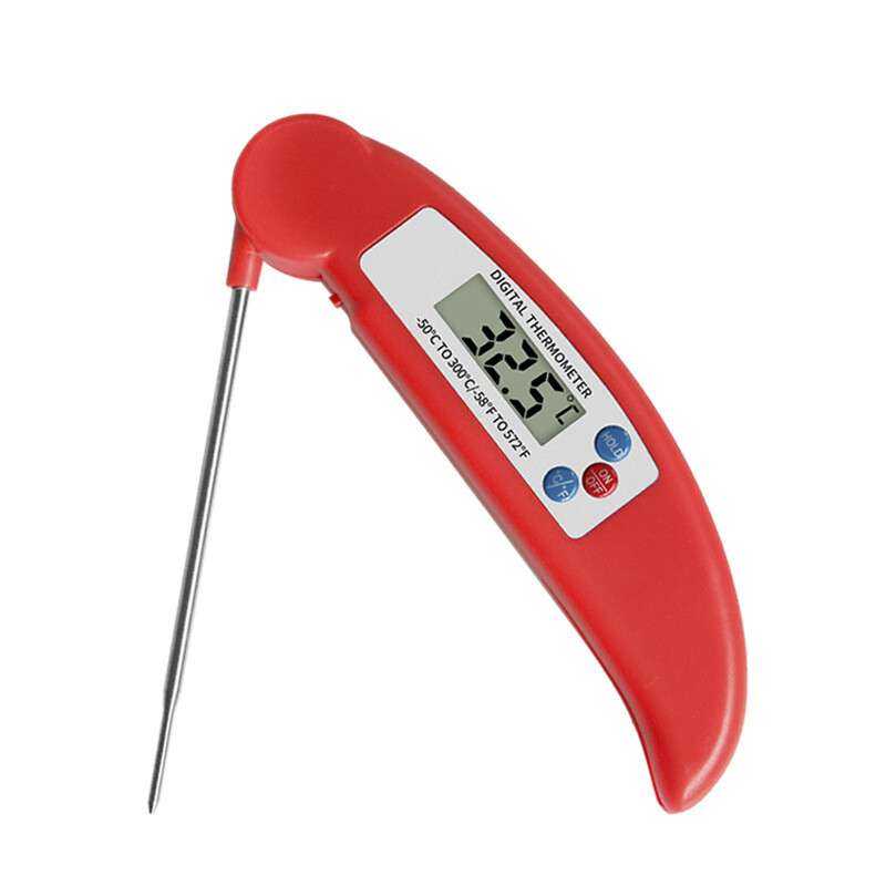 1 Piece Portable Digital Kitchen Thermometer Foldable Instant Read Food ...