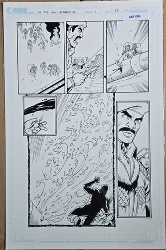 GI JOE SPECIAL MISSIONS: ANTARCTICA Comic Book original art #1 2006 ...