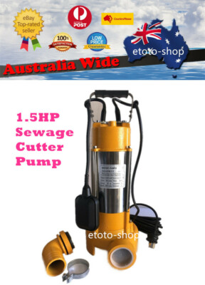 240V Industrial Grade Submersible Sewage Cutter Shredder Pump | eBay