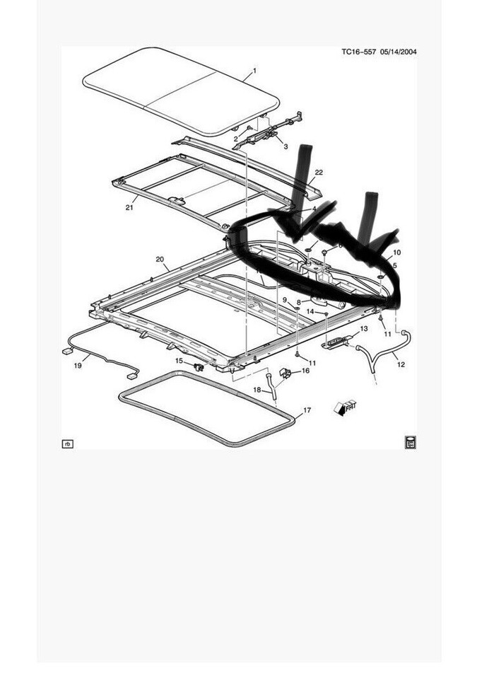 2010-2023 Toyota 4Runner 2008-2021 Toyota Land Cruiser Sunroof Repair ...