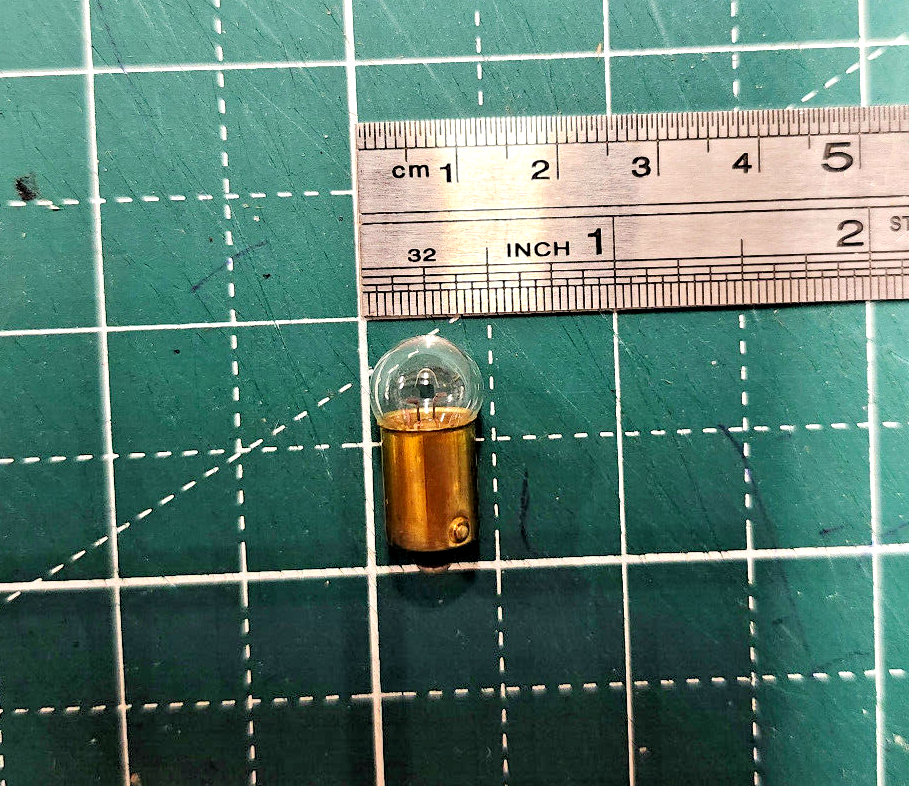 6 NEW #51 Clear 7.5Volt Bulb (AKA 51C, 51-300 or Q-90) For Lionel ...