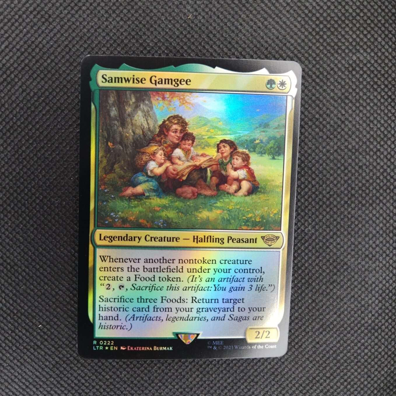 Samwise Gamgee 0222 PACK FRESH Foil Rare Lord of the Rings MTG | eBay