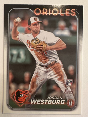 2024 Topps JORDAN WESTBURG Rookie card ORIOLES # 66 | eBay