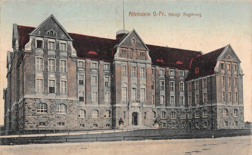 Allenstein Prussia Reale Governo Cartolina 1915 | eBay