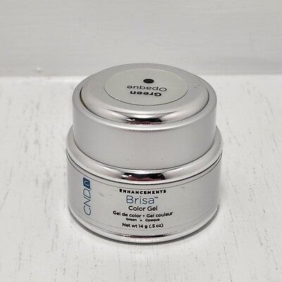 CND Brisa Color Gel 14g (0.5 oz) GREEN - OPAQUE | Free Shipping | eBay