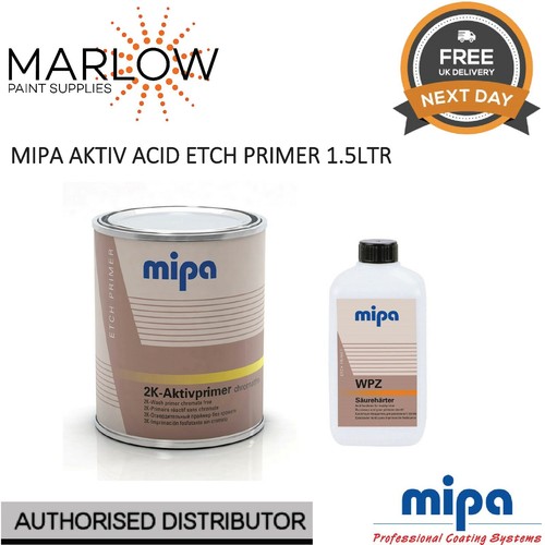 Mipa Aktivprimer Acid Etch 2k Primer With WPZ Hardener 1.5LTR KIT ...