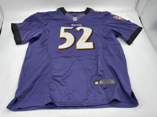 Nike NFL On-Field Baltimore Ravens Stitched #52 Ray Lewis Men's Size 52 ...