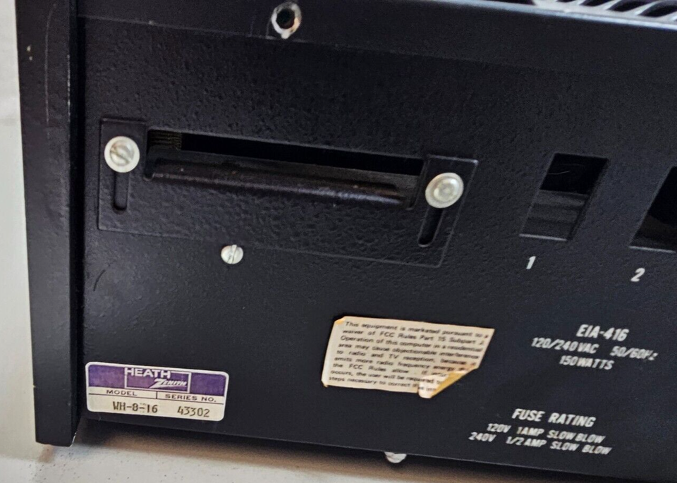 Vintage 70's Heath Heathkit H8 WH Digital Computer w/ Original Paperwork | eBay