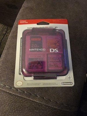 Power A Nintendo 3DS Compact Game Case, Clear Purple, Holds 16 Game ...