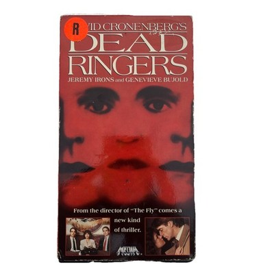 David Cronenberg Dead Ringers VHS Jeremy Irons Genevieve Bujold Shirley Douglas 86112216836| eBay