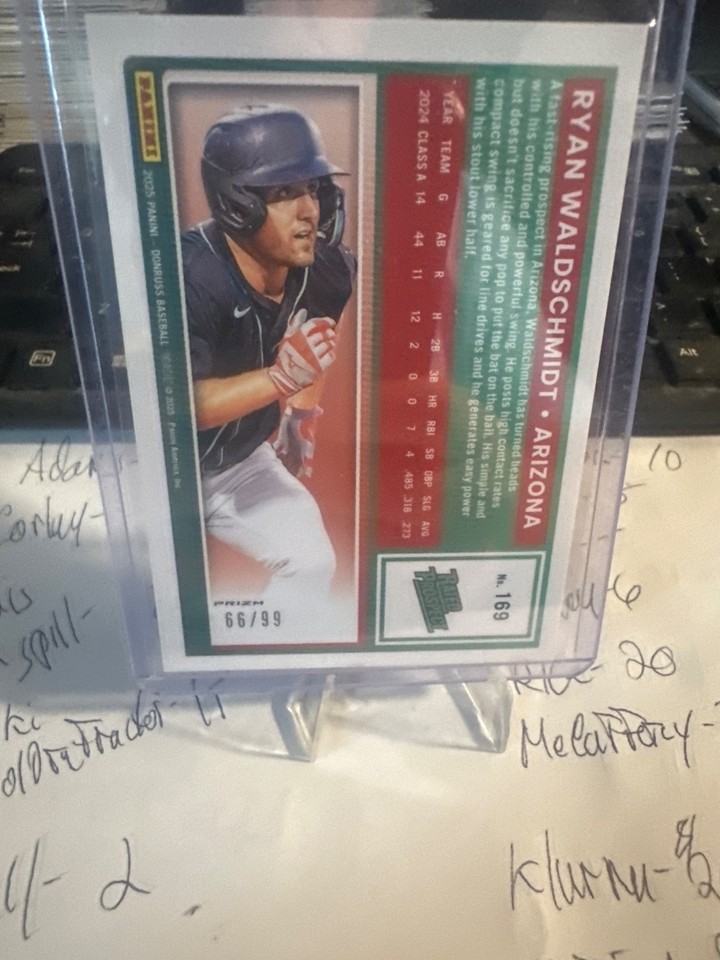 2025 dontuss baseball ryan waldschmidt red /99 | eBay