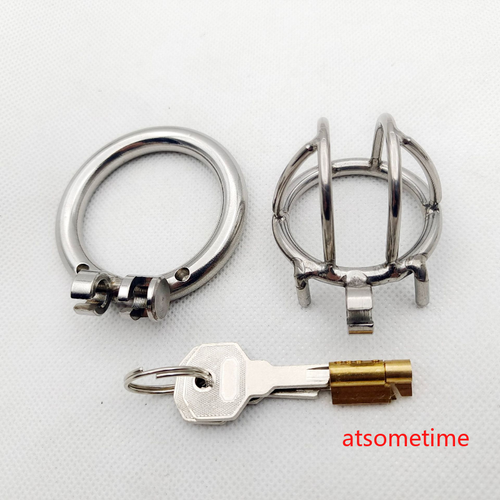Male Chastity Cage Steel Metal Chastity Device Locks Restraint Sizes Rings | eBay UK