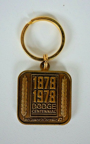 Vintage Key ring/fob DODGE RELIANCE ELECTRIC CENTENNIAL 1878-1978 MAGIC ...