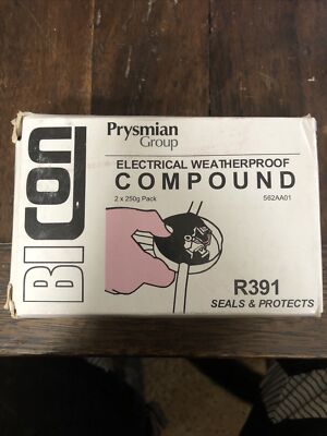 BICON (PRYSMIAN) R391 Weatherproof Electrical Insulation Compound 500g ...