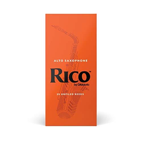 D'Addario Rico Alto Saxophone Reeds Strength 2 Pack of 25 | eBay