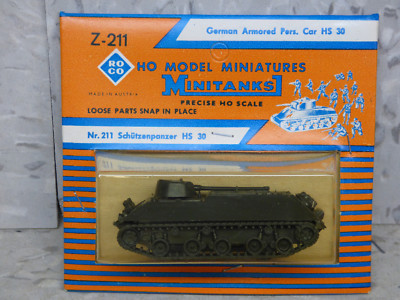 Roco Minitanks (NEW) Modern West German HS 30 SPz 12-3 APC W/20mm Gun ...