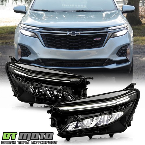 For 2022-2024 Chevy Equinox LT / RS Full LED Headlights Headlamps Set ...