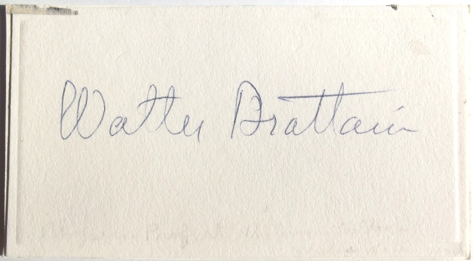 Walter Brattain Prominent Physicist Awarded Nobel Prize Physics ...