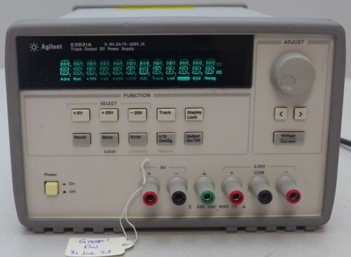 Agilent E3631A Triple Output Power Supply ±25V 80W #13 Tested and ...