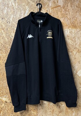 Leeds United Football Club 100 Years Centenary 1/4 Zip Kappa Jumper ...