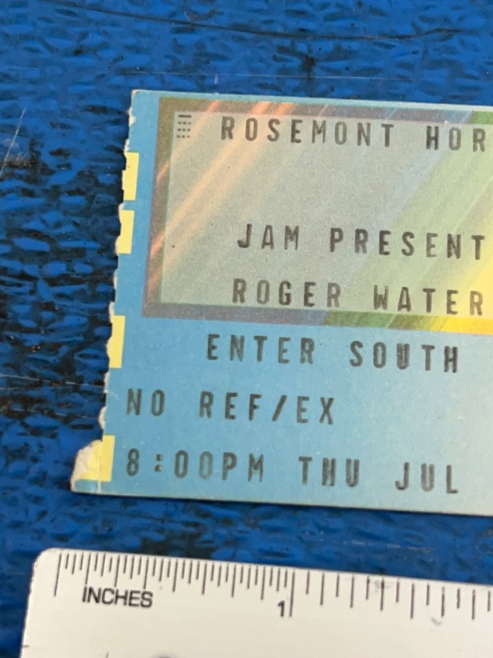 Vintage Roger Waters Pink Floyd & Aerosmith Concert Ticket Stubs | eBay
