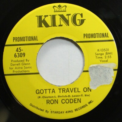 Soul Promo 45 Ron Coden - Gotta Travel On / Two Little Boys On King | eBay