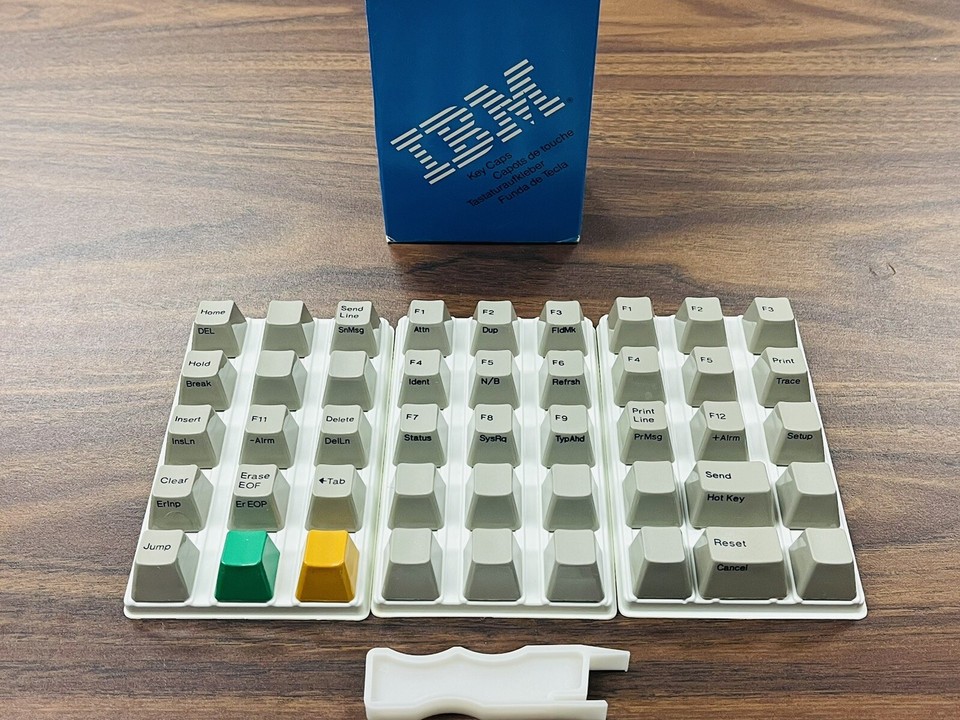 NOS Vintage IBM Original Authentic Replacement Keyboard Key Caps ...
