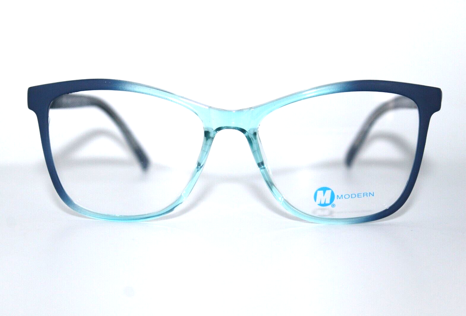 NEW MODERN OPTICAL HABIT NAVY MATTE FADE AUTHENTIC EYEGLASSES FRAMES 54 ...