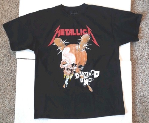 METALLICA Damage Inc Tour 1986 T-Shirt 2018 XL Pushead Licensed ...