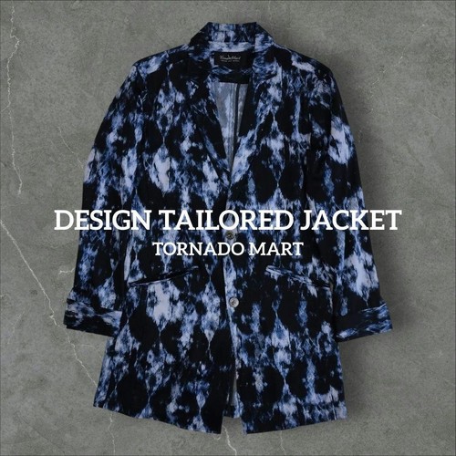 TORNADO MART Shadow Argyle Floral Pattern Stretch Tailored Jacket L | eBay